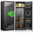 Bonusall 10 Large Gun Safe, Long Gun Cabinet for Home Rifles and ...