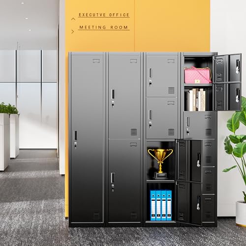 Bonusall Employees Lockers,Metal Office Storage Locker with 6 Door ...