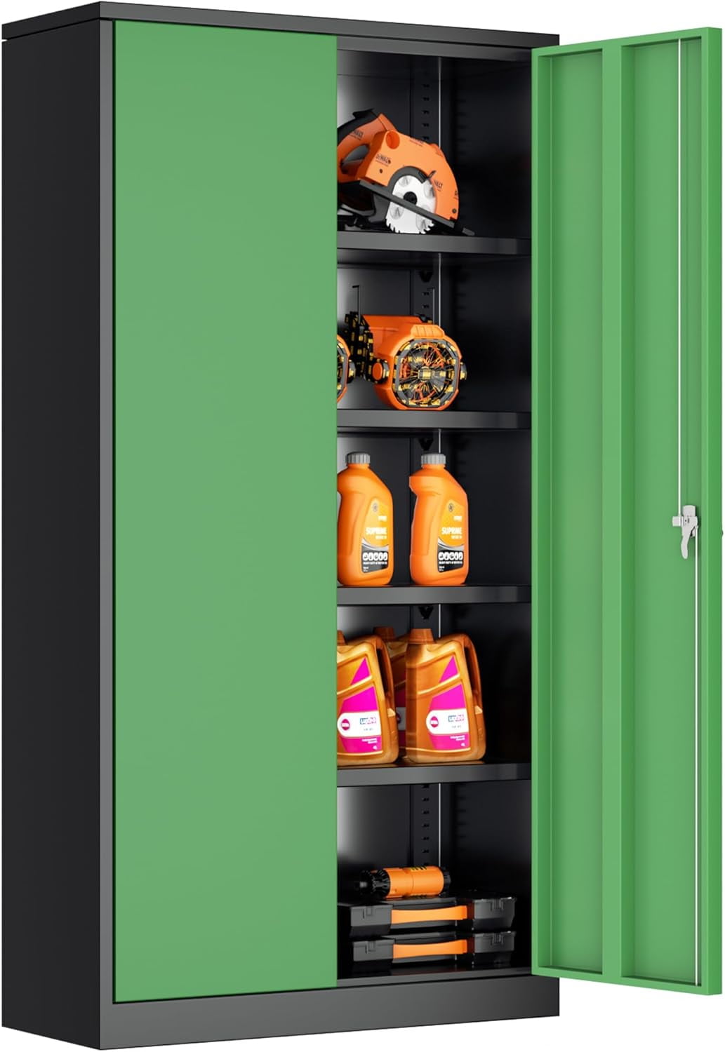 Bonusall Tall Metal Storage Lockers,71 inch Locking Steel Cabinet with ...