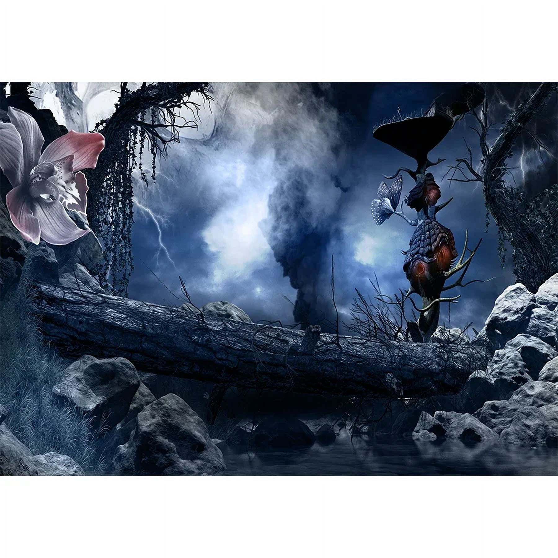 Bonvvie Halloween Backdrop Tomb Forest Festival Party r Baby Portrait ...