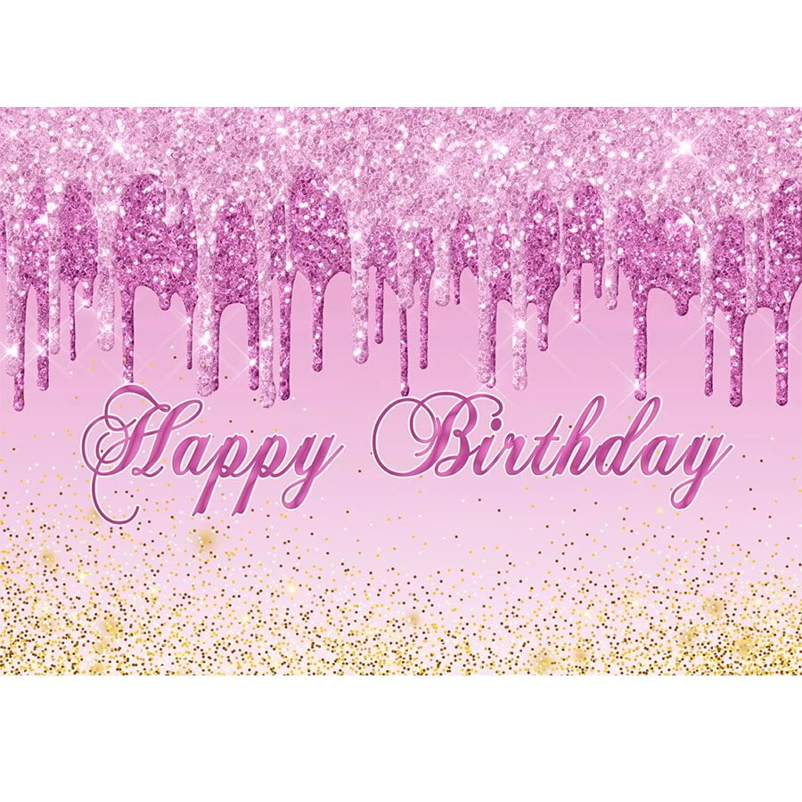 Bonvvie Photography Backdrop Colorful Dripping Glitter Bokeh Shiny Dot ...