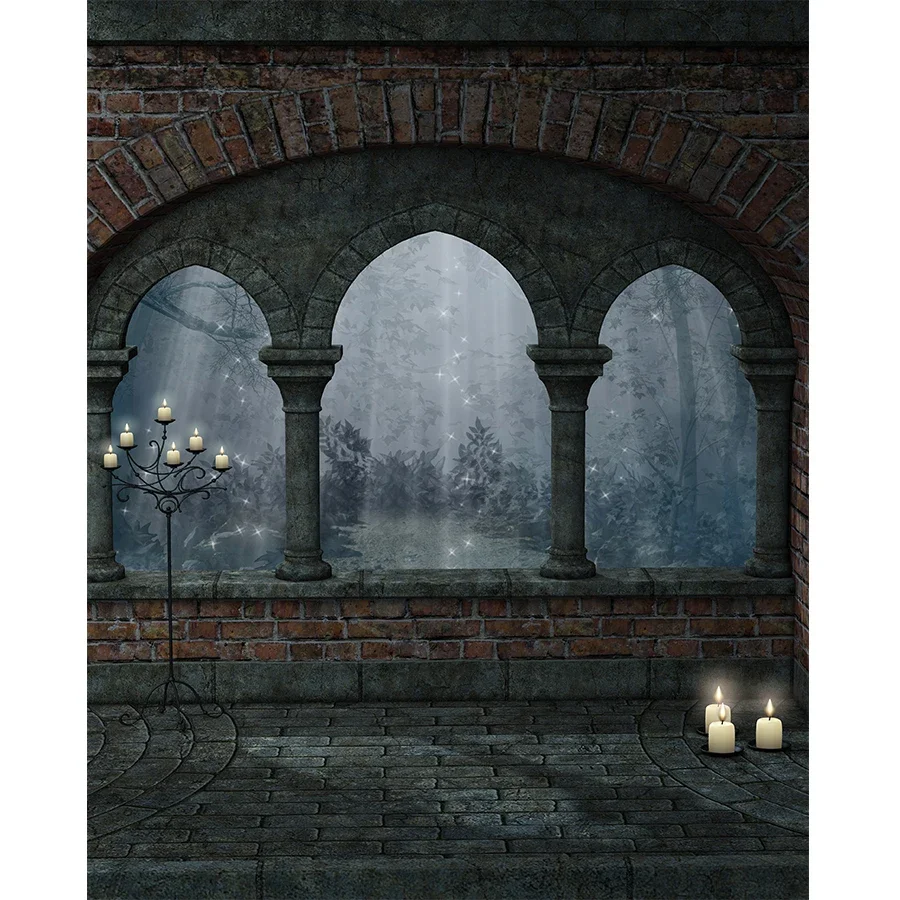 Bonvvie Photography Backdrop Gothic Forest Wonderland Magic Dreamy ...
