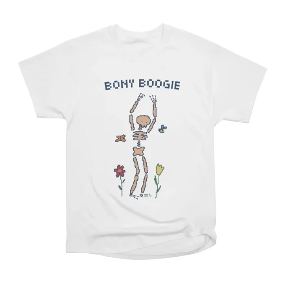 Bony Boogie 8bit pixel art T-Shirt Tee Gift For Him Merch For Her ...