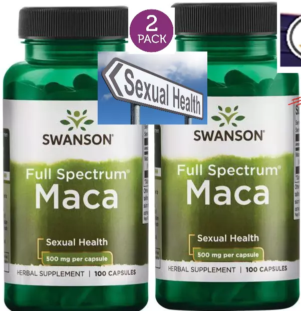 Bonzelo 2 Pack MACA Root Capsules 200 Caps (2x100) Peruvian Maca ...