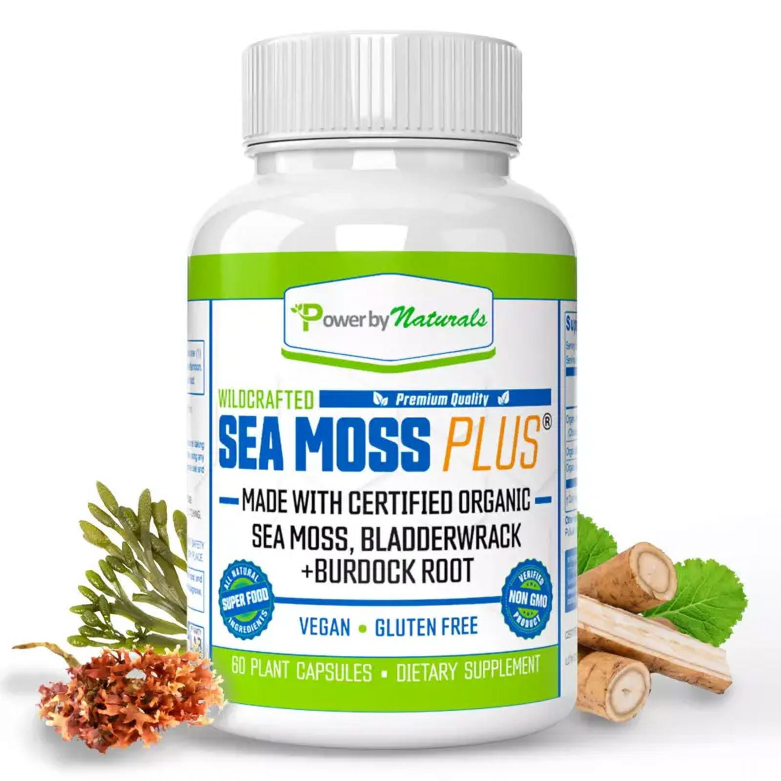 Bonzelo Certified Organic Sea Moss Capsules - Irish Sea Moss ...