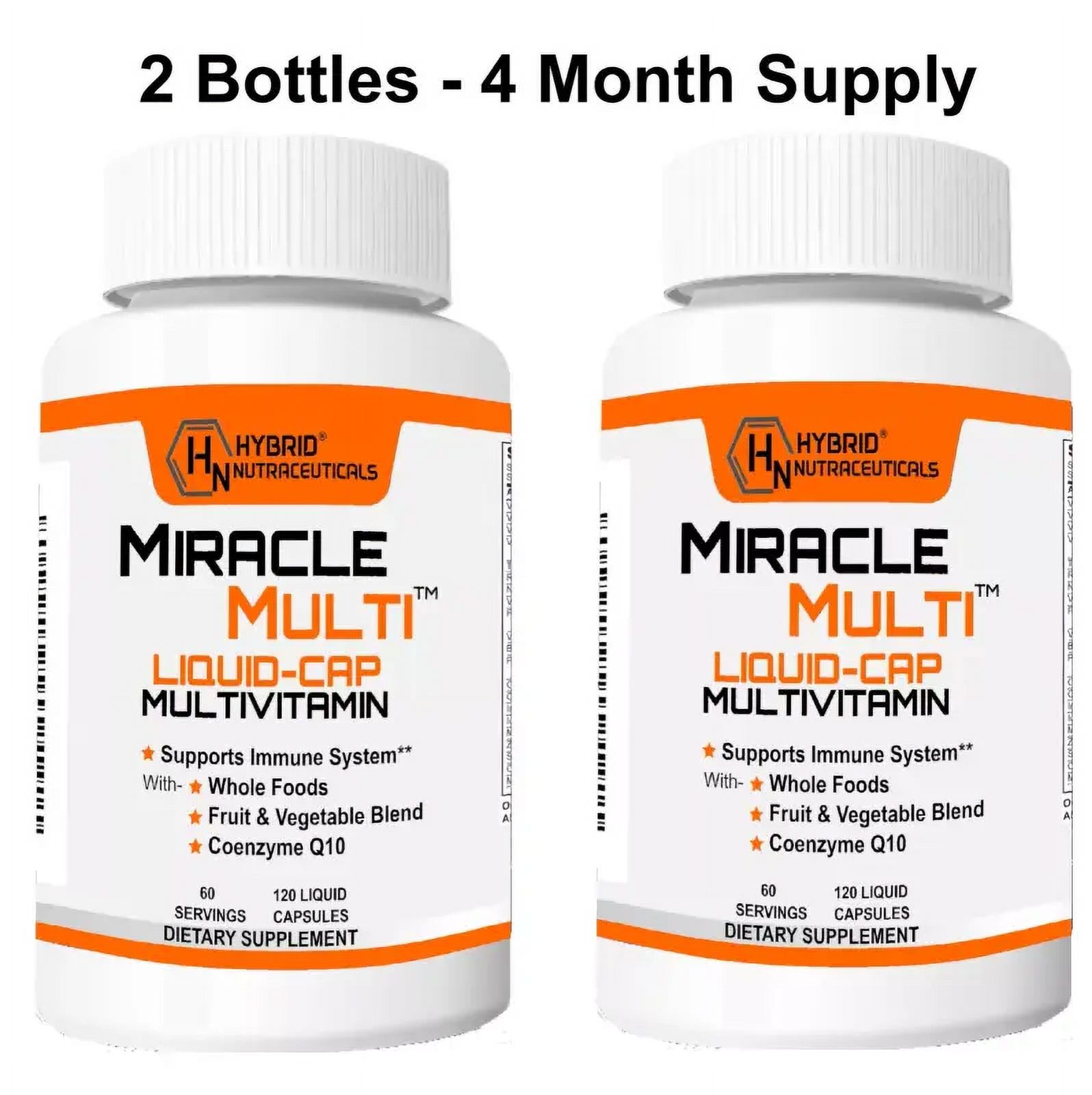 Bonzelo Liquid Capsules Multivitamin Softgels Men & Women, Daily Vitamin Mineral, 2 Pack-120 ...