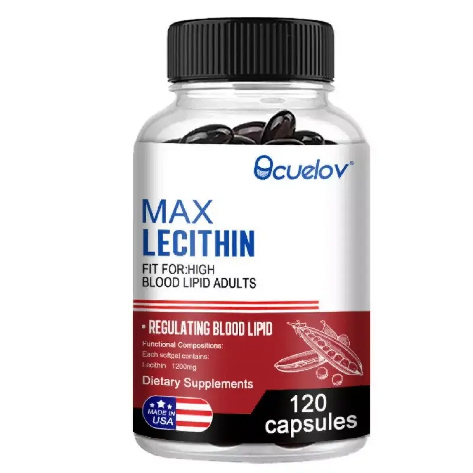 Bonzelo Max Lecithin -1200 Mg - Non-GMO- 60Capsules-Regulate blood lipids # Catalogs 2028 ...