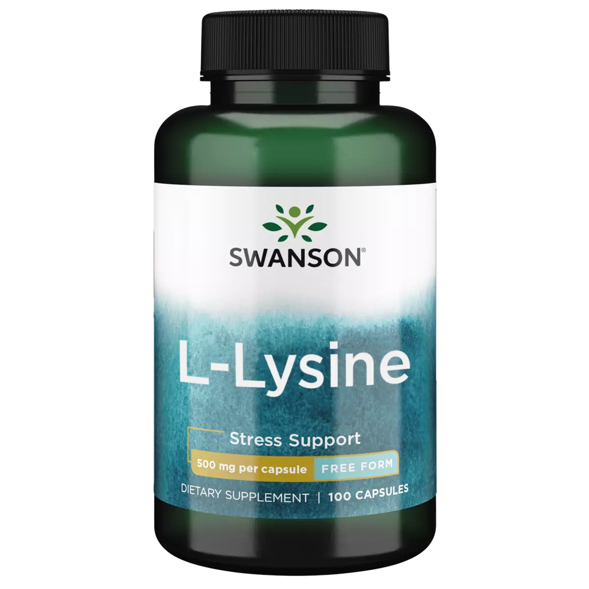 Bonzelo Swanson Free-Form L-Lysine 500 mg 100 Capsules # Catalogs 6639 ...