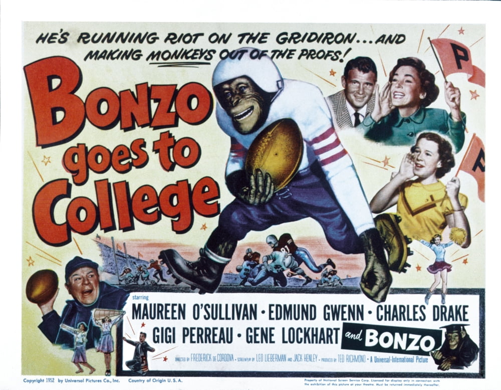 Bonzo Goes To College Edmund Gwenn Bonzo Charles Drake Maureen O ...