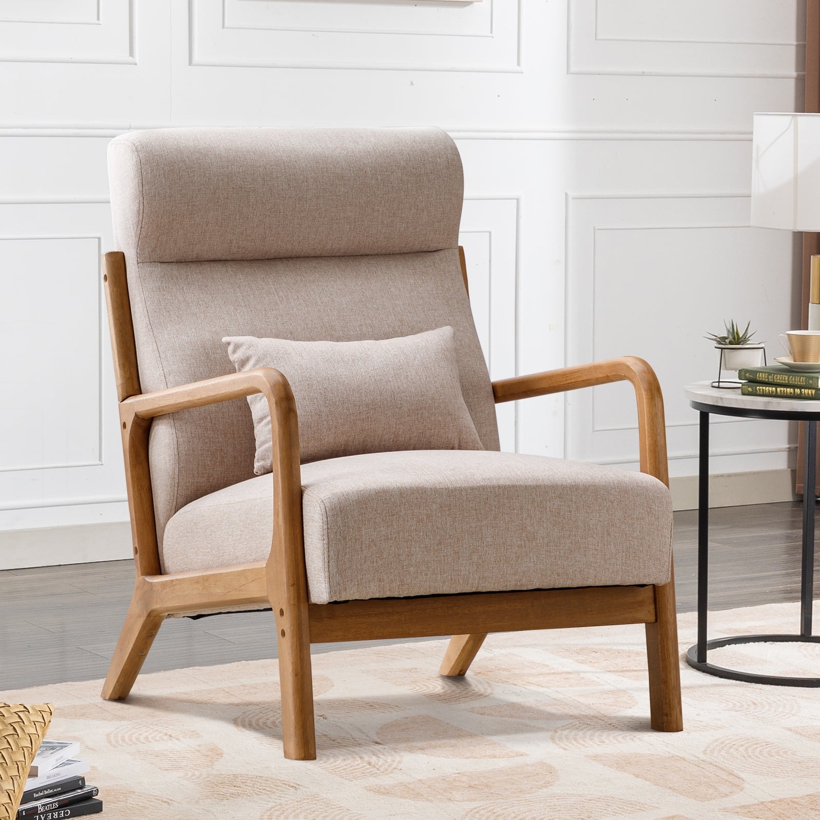 Bonzy Home Design Mid Century Modern Accent Chair, Reading Armchair, Arm Chairs for Living Room ...