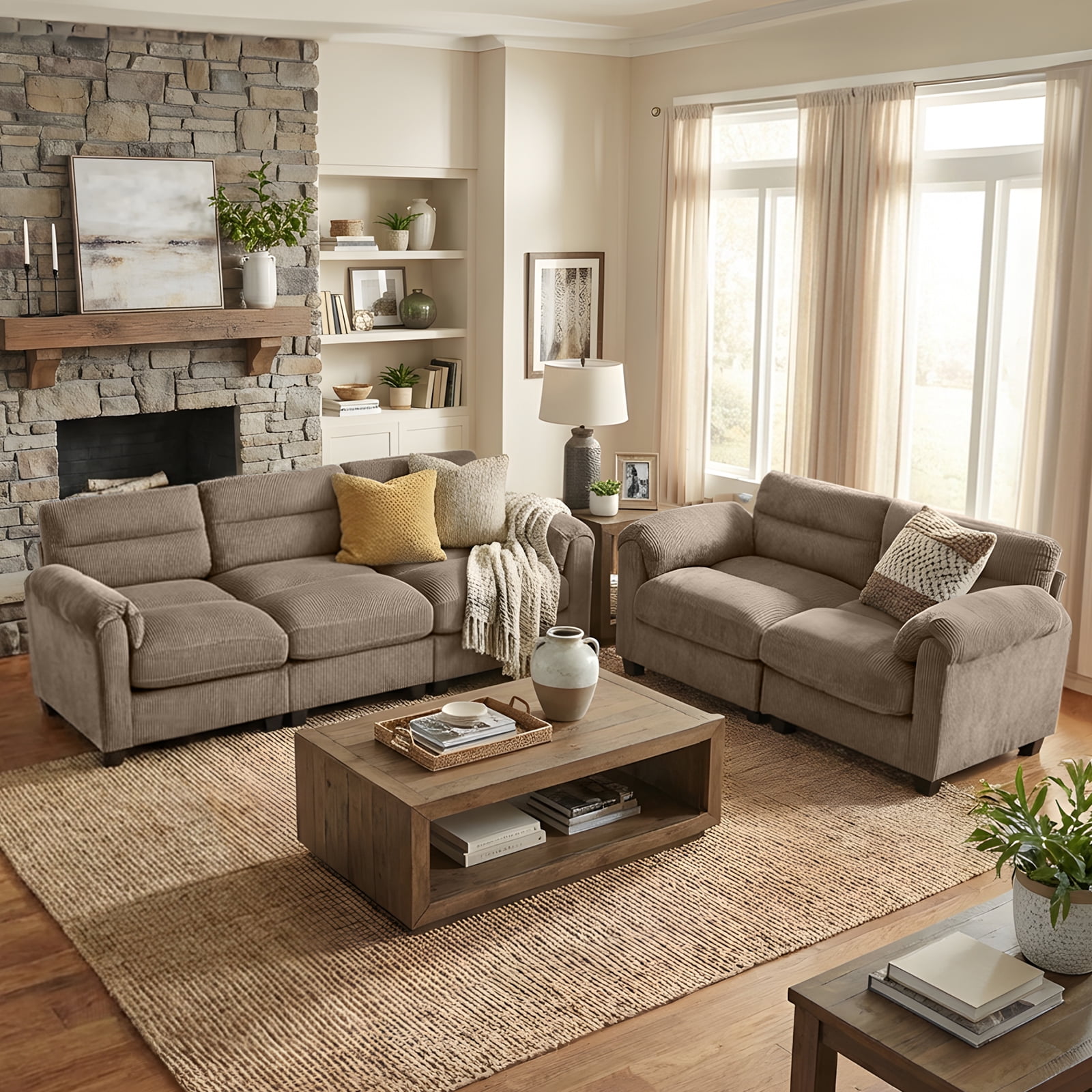 Bonzy Home Modular Sectional Sofa Couches for Living Room Ideal for ...