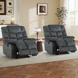 Bonzy Home Recliner Chairs Set of 2 for Living Room Manual Reclining ...