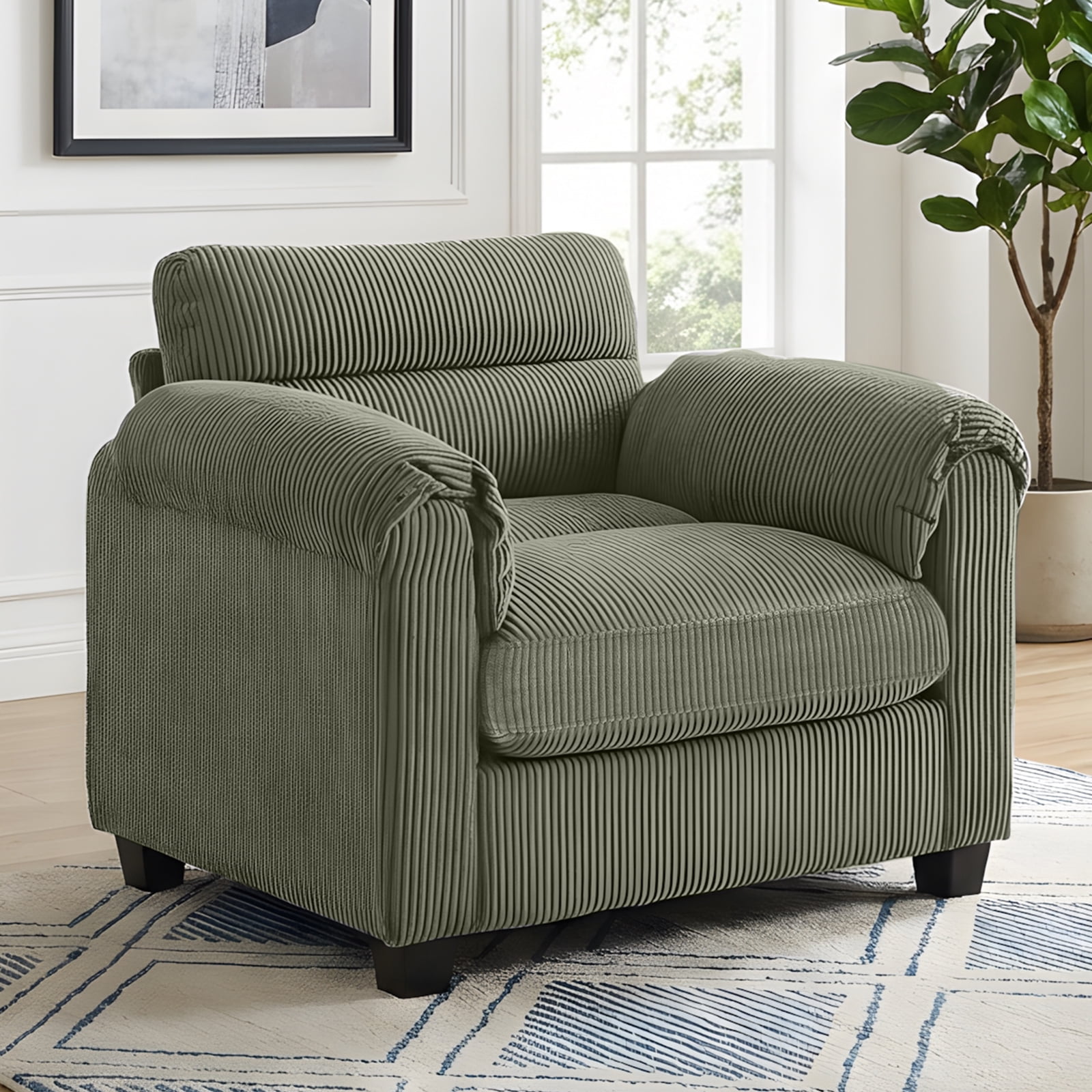 Bonzy Home Single Sofa - Compact Seating Solution Ideal for Small ...