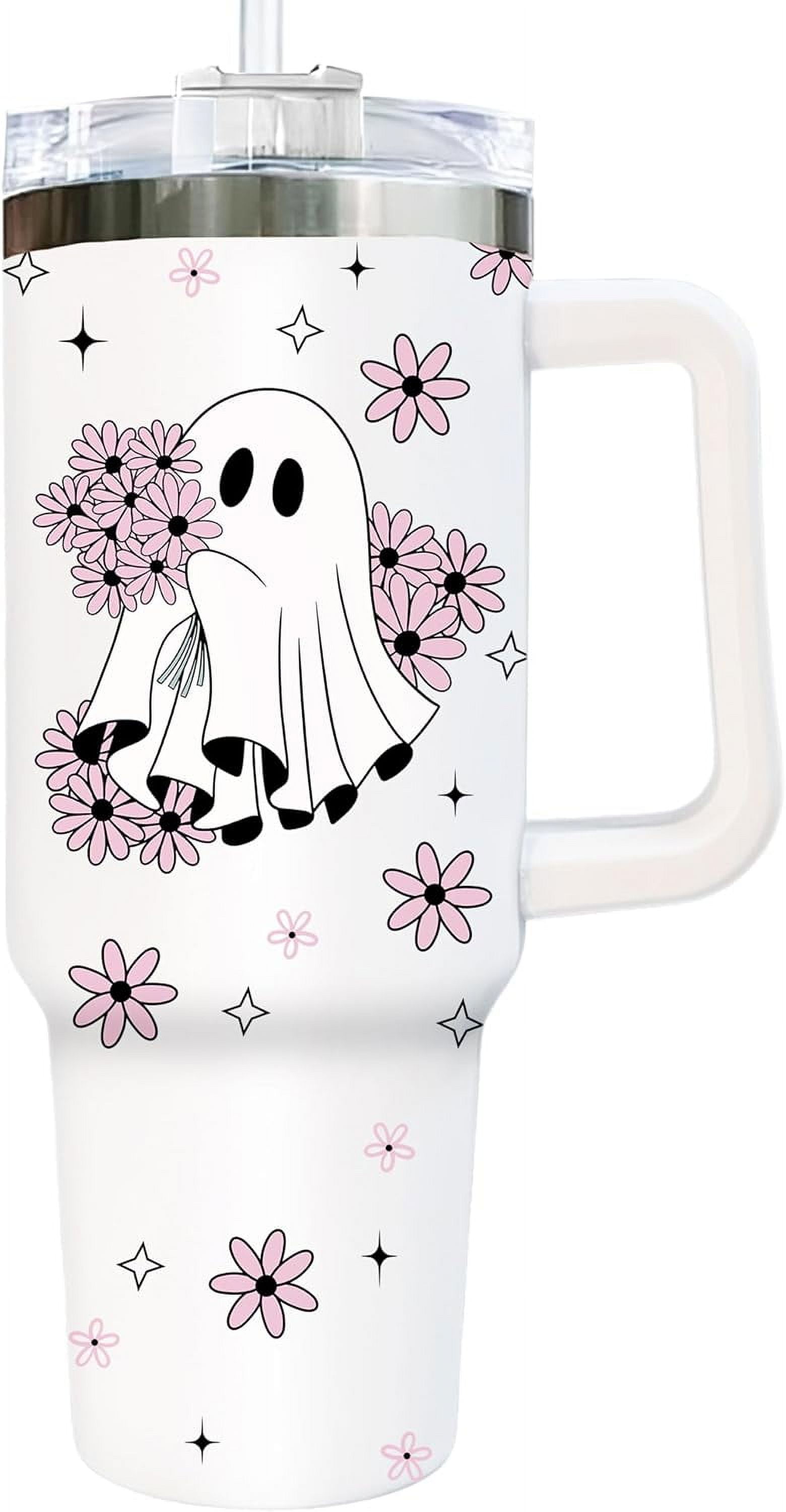 Boo And Flower Spirit Gift For Plant Lovers, Women, Lady Cute Ghost ...