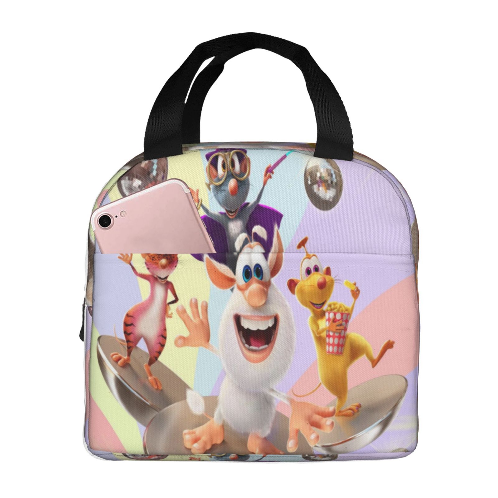 Boo-Ba Lunch Bag Cartoon Lunch Box Tote Bag Reusable Insulated Lunch ...