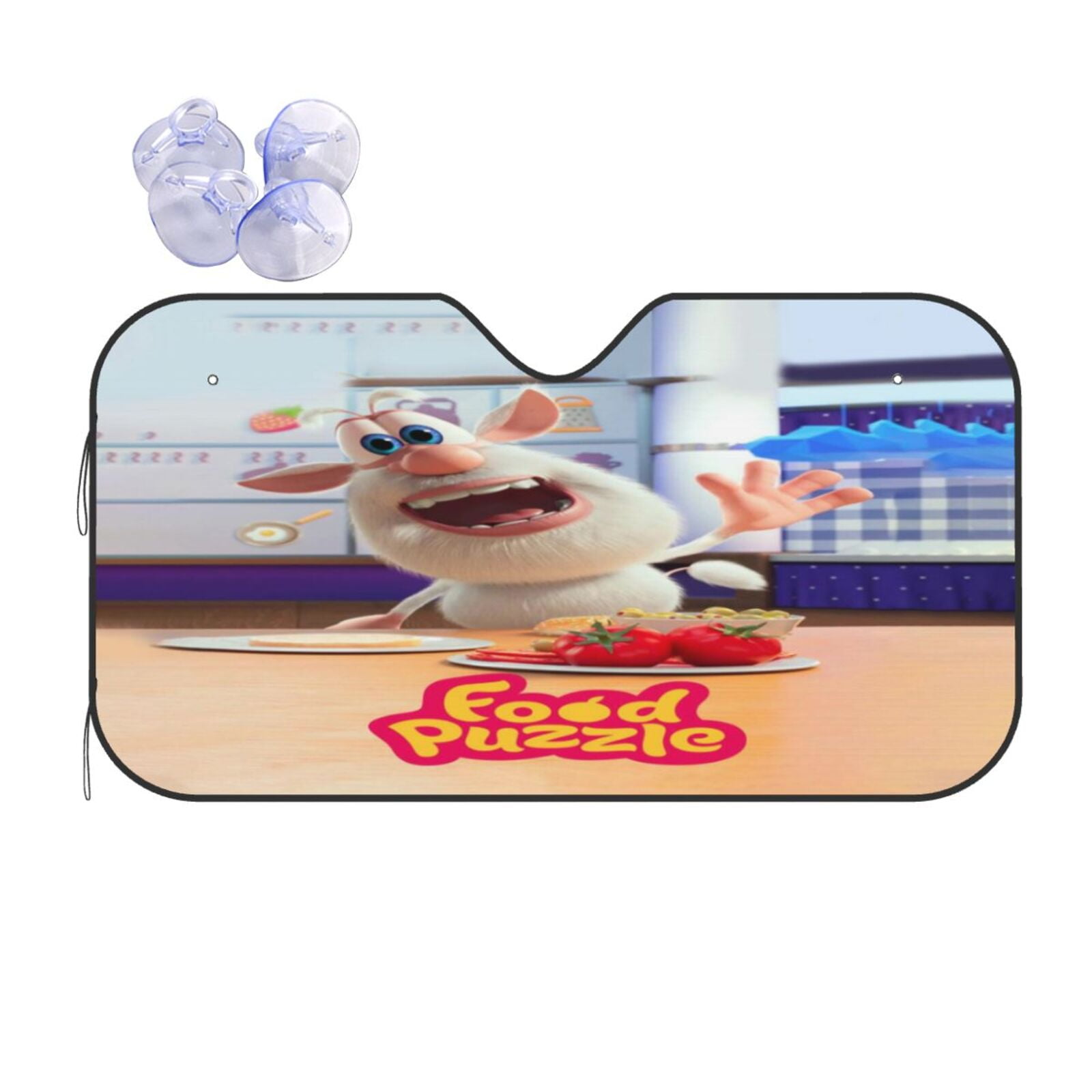 Boo-Ba Sunshade Car Windshield Cute Cartoon Sun Shade For Trucks Suv ...