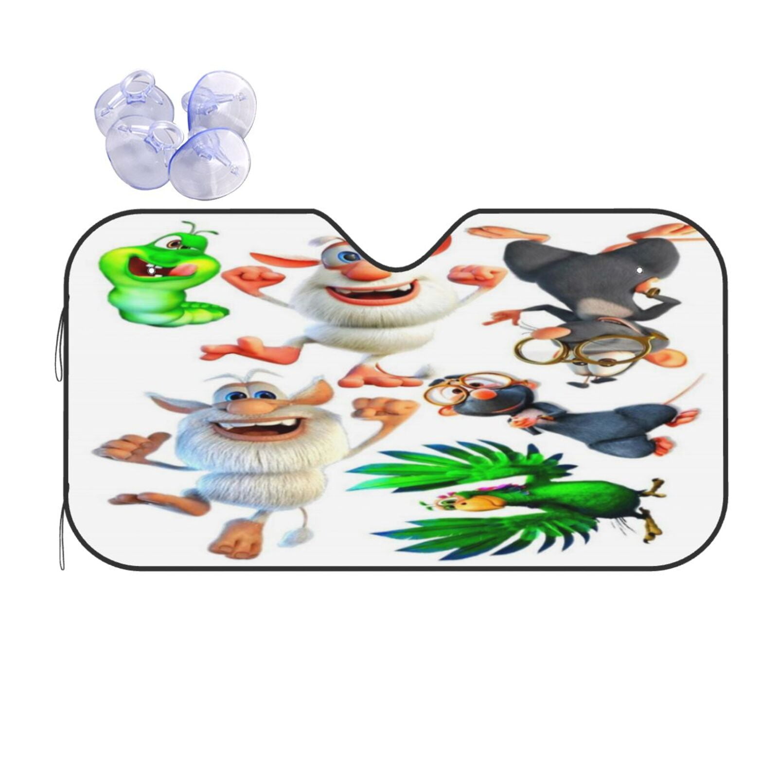 Boo-Ba Sunshade Car Windshield Cute Cartoon Sun Shade For Trucks Suv ...