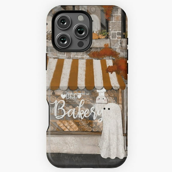 Boo Bakery Cute Halloween Food Phone Case for iPhone 16 15 14 13 12 11 ...