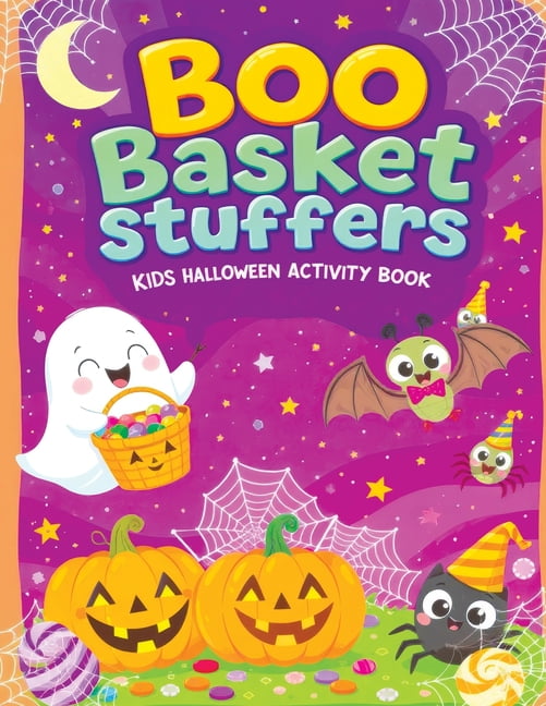 Boo Basket Stuffers for Kids - Halloween Activity Book: Fun and Spooky ...
