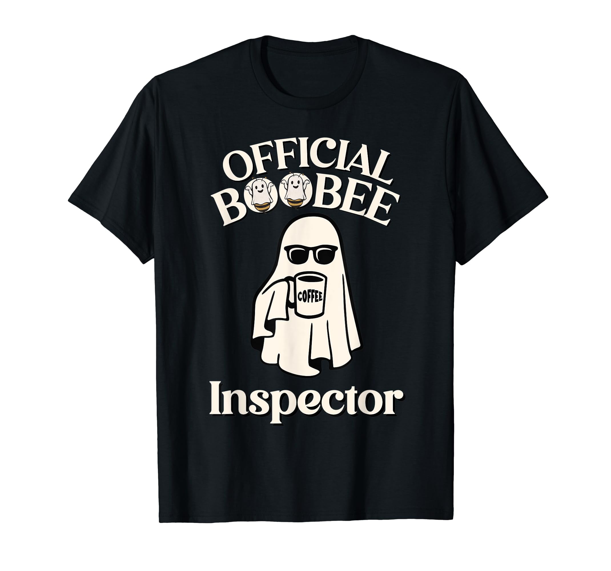 Boo-Bee Inspector Lazy DIY Halloween Costume Funny Ghost T-Shirt ...