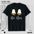 Boo Bees Funny Adult Couple Costume Halloween Retro Graphic Unisex T ...