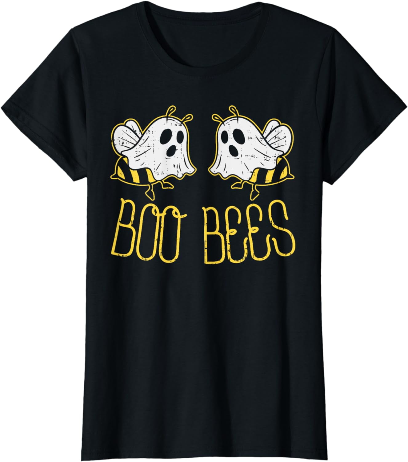 Boo Bees Funny Couples Halloween Costume For Adult Her Women T-Shirt ...