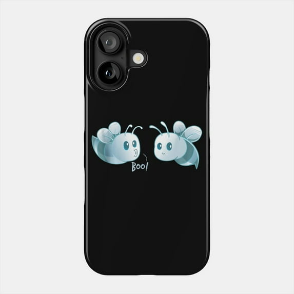 "Boo Bees" Funny Halloween Ghost Bee Phone Case for Apple iPhone 11-17 ...