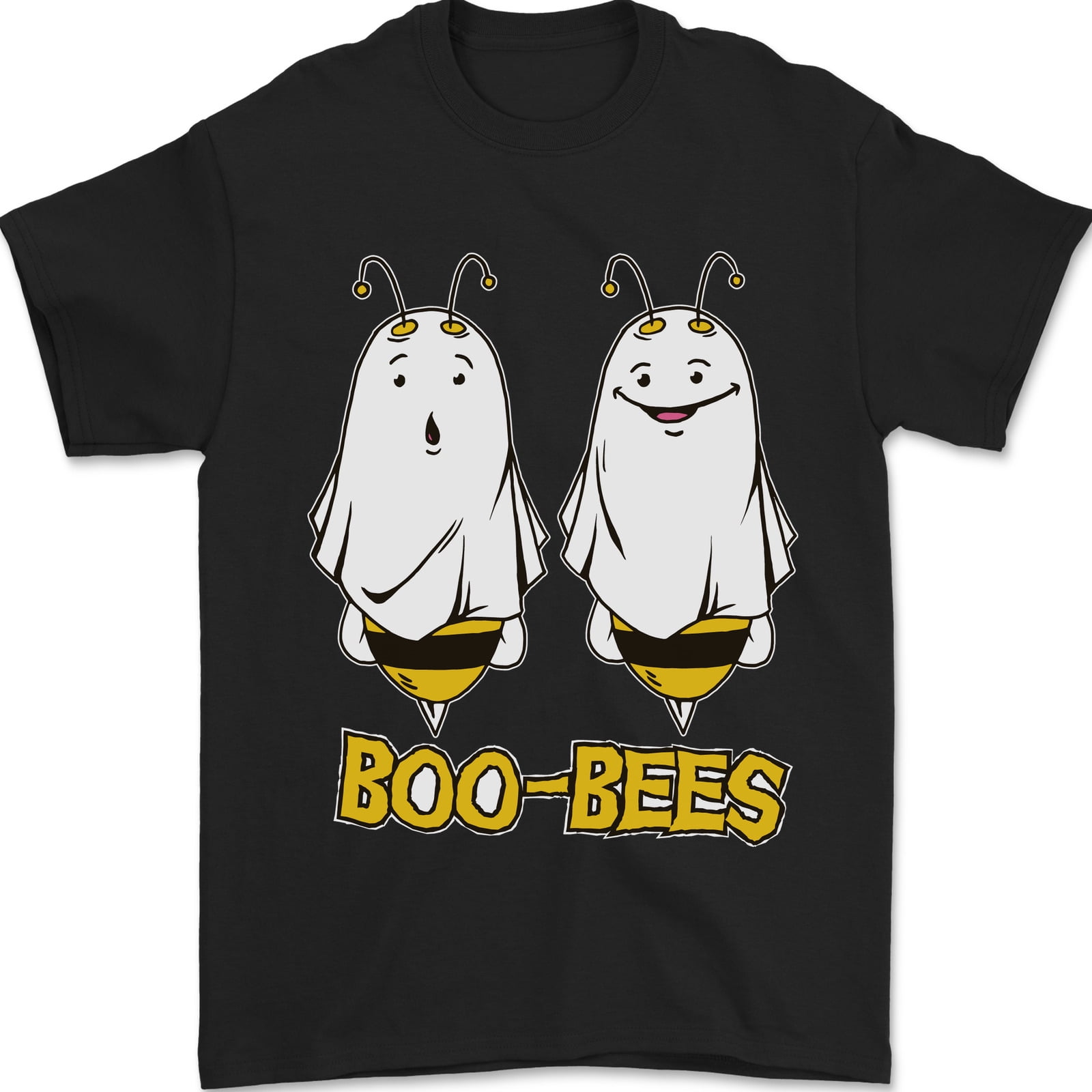 Boo Bees Funny Halloween Ghosts Rude Funny Mens T-Shirt 100% Cotton ...