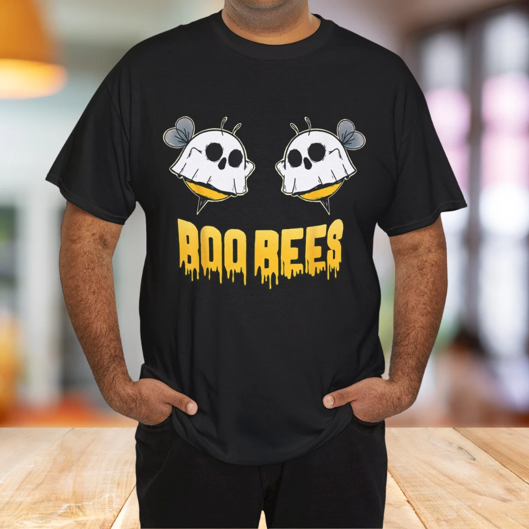 Boo Bees halloween Funny costume for adult women Bee Couple T-Shirt ...