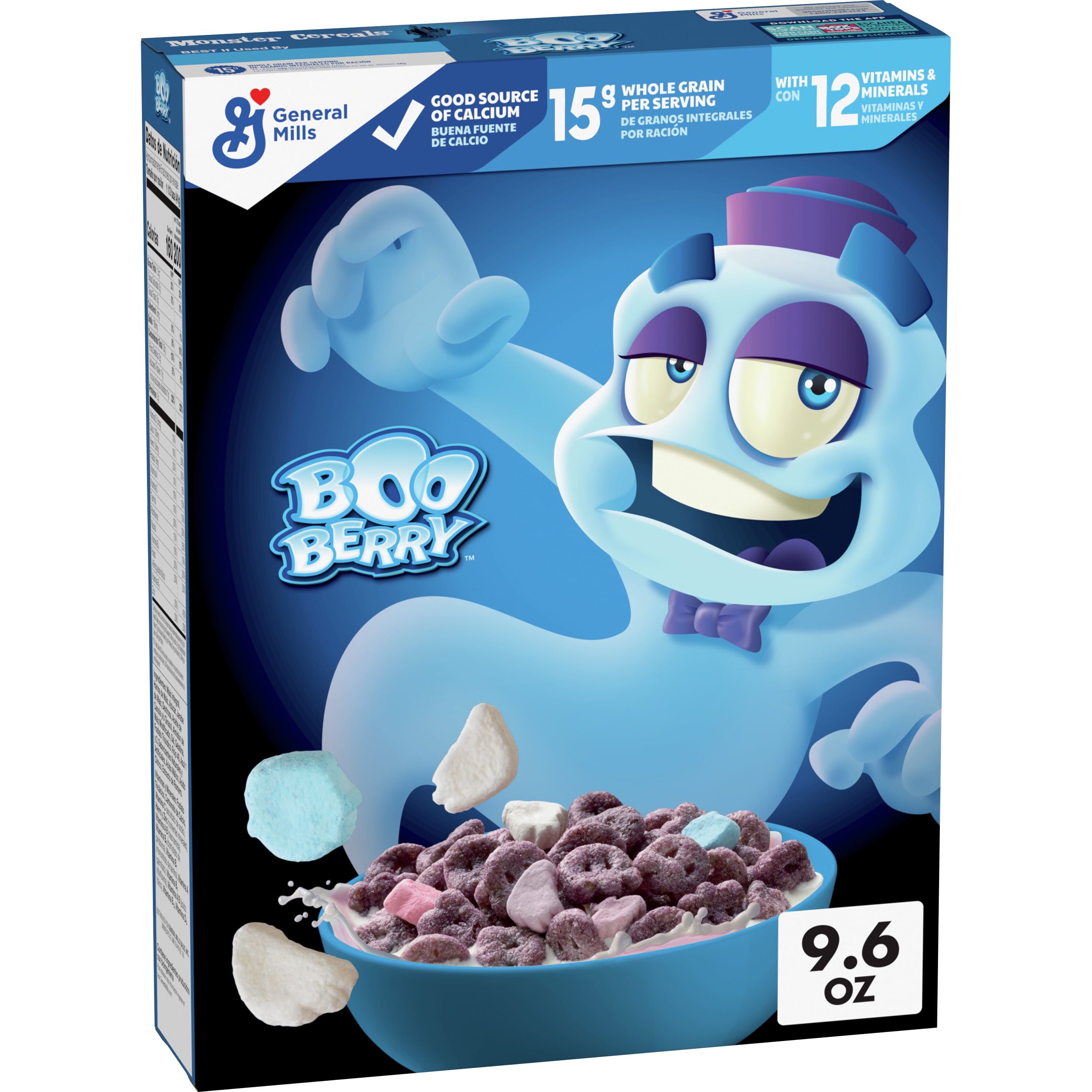 Boo Berry Cereal with Monster Marshmallows, Kids Breakfast Cereal ...