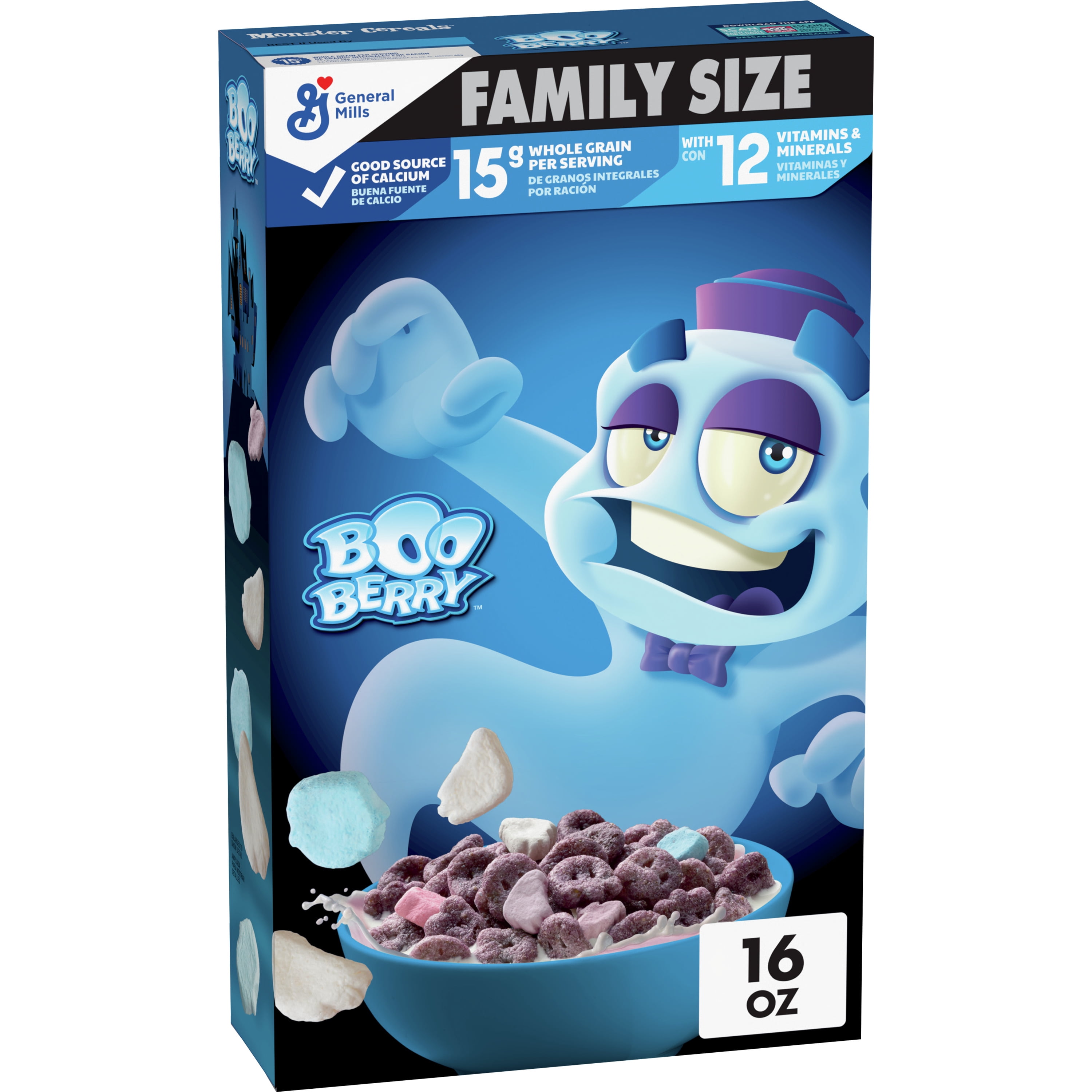 Boo Berry with Monster Marshmallows, Kids Cereal, Limited Edition ...