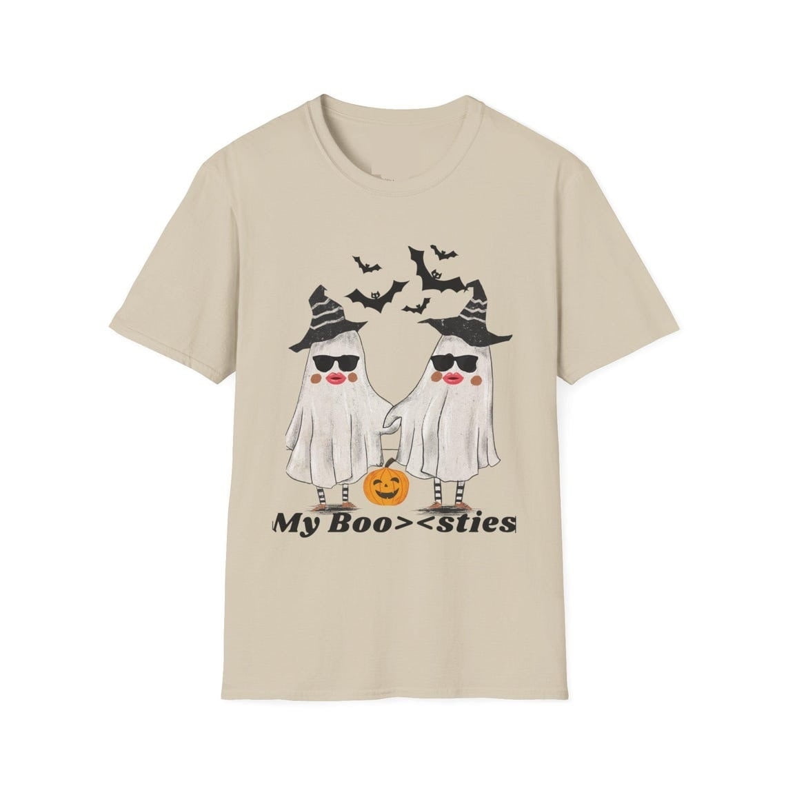 Boo Besties Halloween T-Shirt, Spooky Ghost Friends Matching Tee, Cute ...