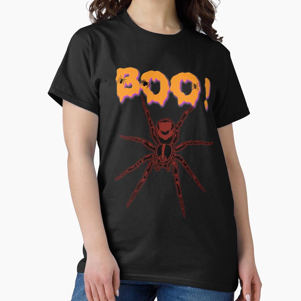 Boo! Bloody Spider Halloween Holiday T shirt H5846, for Unisex ...