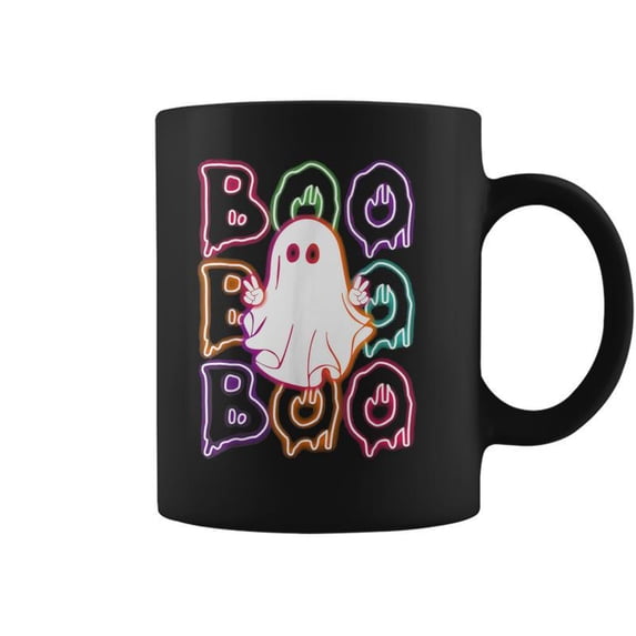 Boo Boo Boo Cute Ghost Neon Halloween Costume Coffee Mugs - Walmart.com