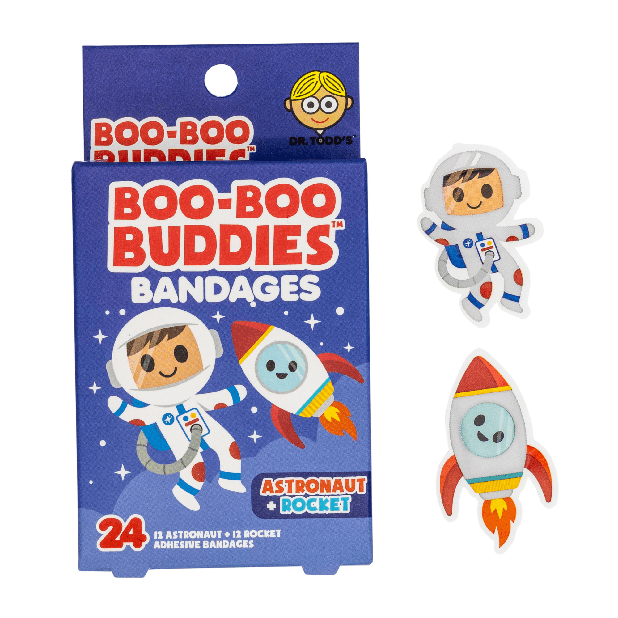 Boo-Boo Buddies Astronaut & Rocket Ship Bandages - Walmart.com