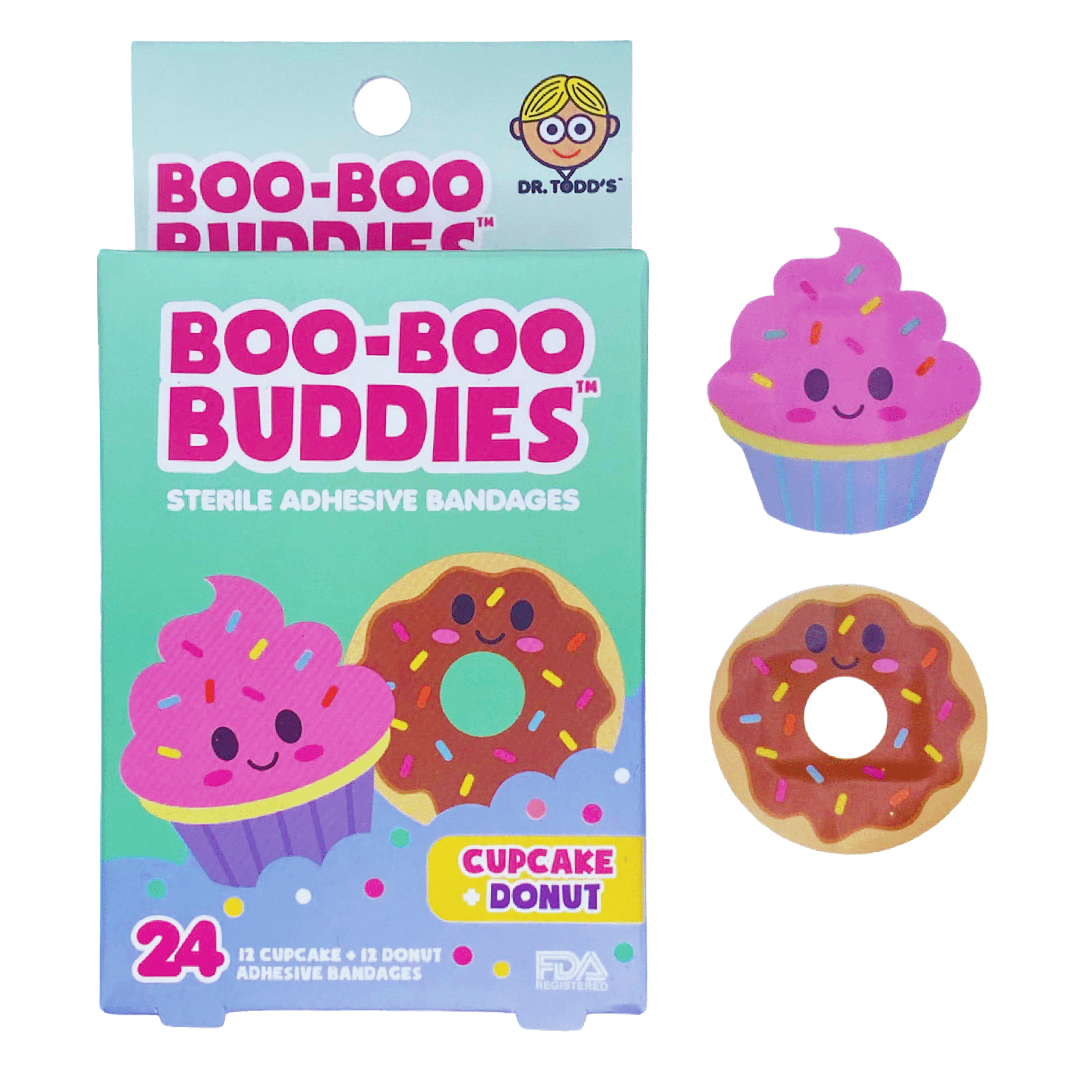 Boo-Boo Buddies Cupcake and Donut Bndages - Walmart.com