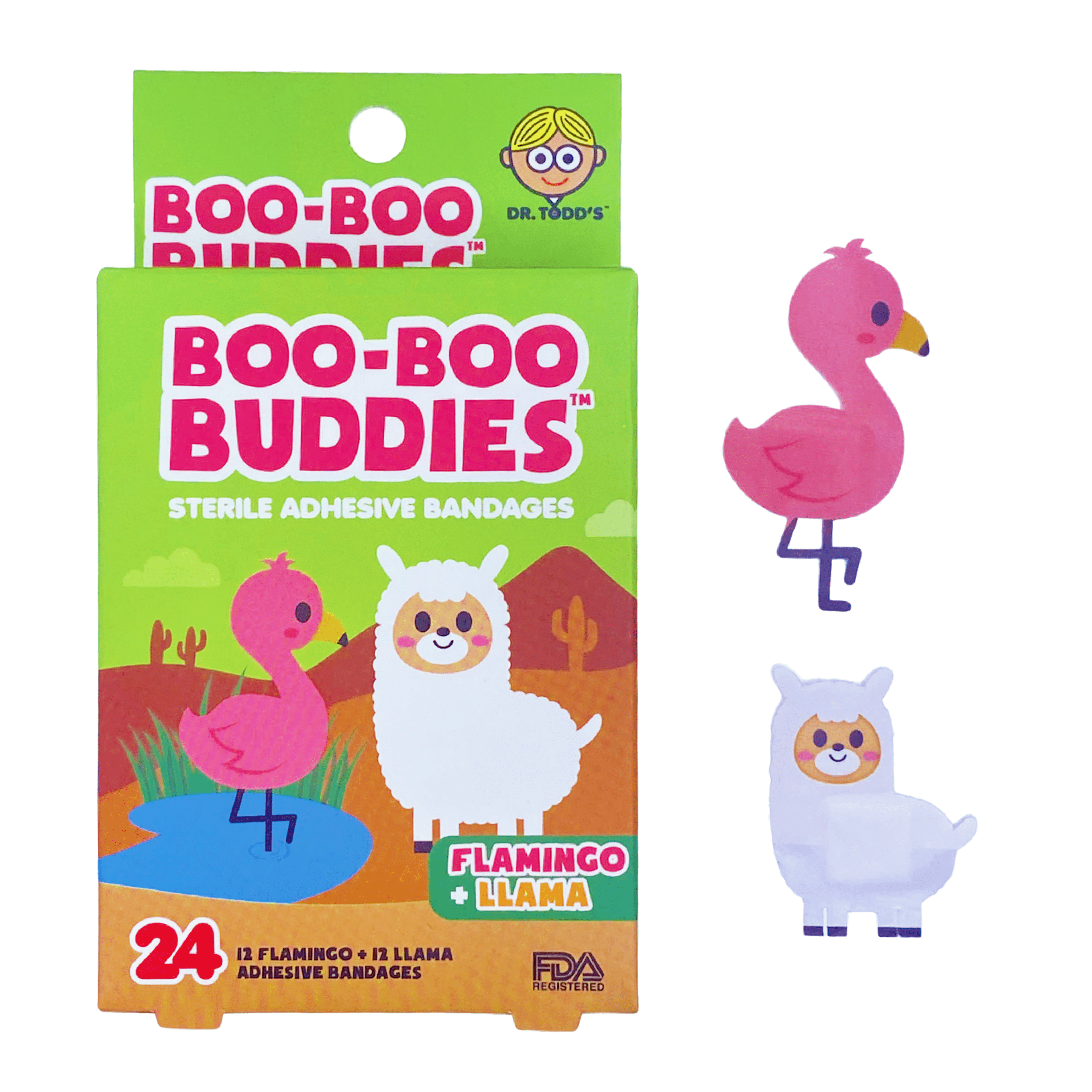 Boo-Boo Buddies Flamingo and Llama Bandages - Walmart.com