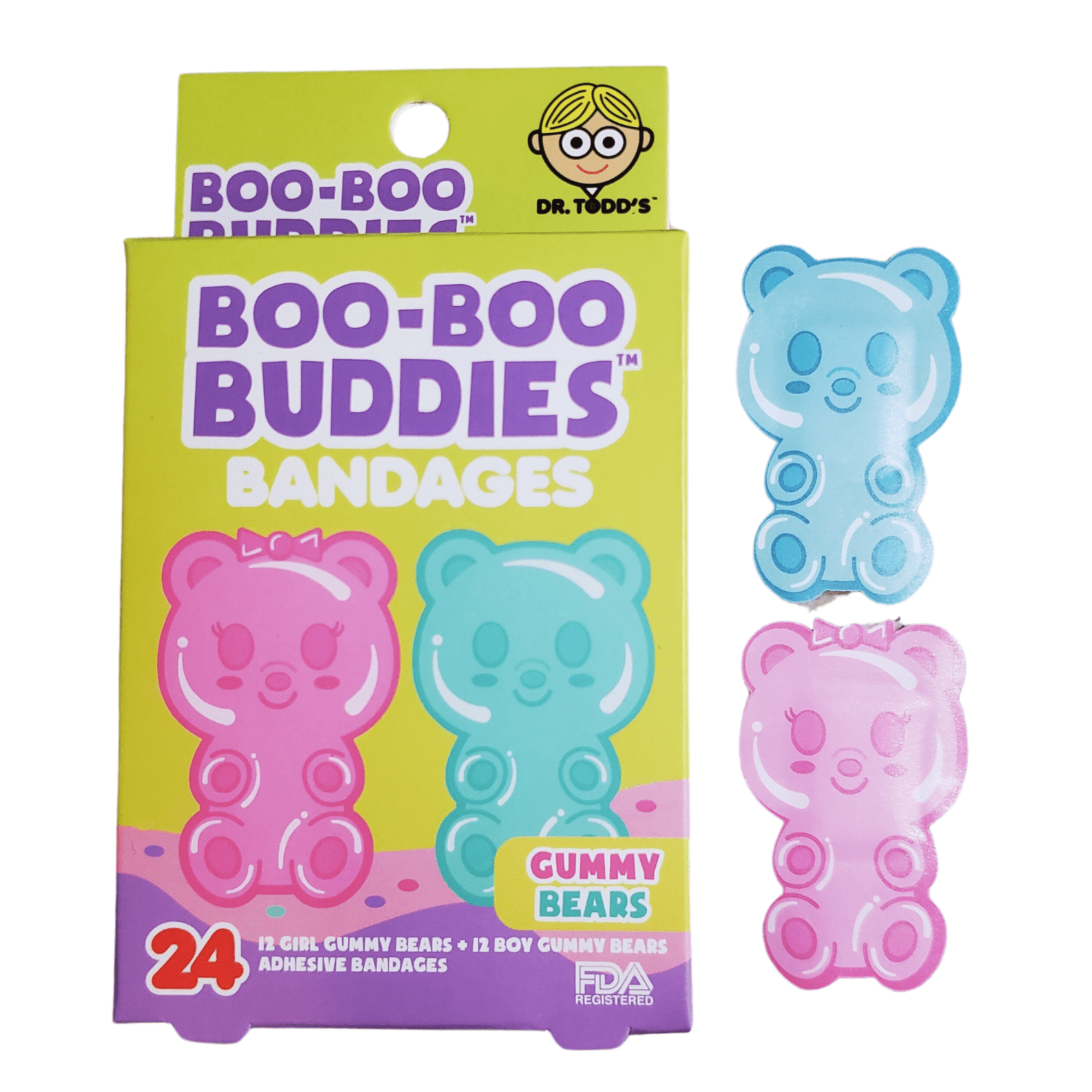 Boo-Boo Buddies Gummy Bear Bandages - Walmart.com