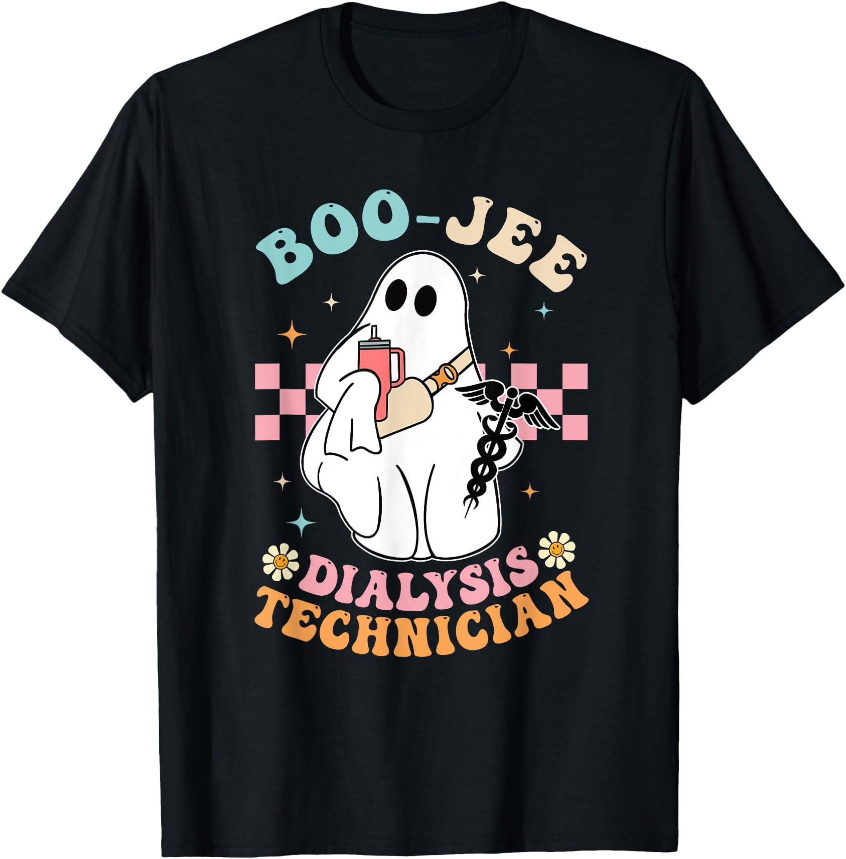 Boo Boo Crew Dialysis Technician Ccht Funny Halloween Nurse S-5XL T ...