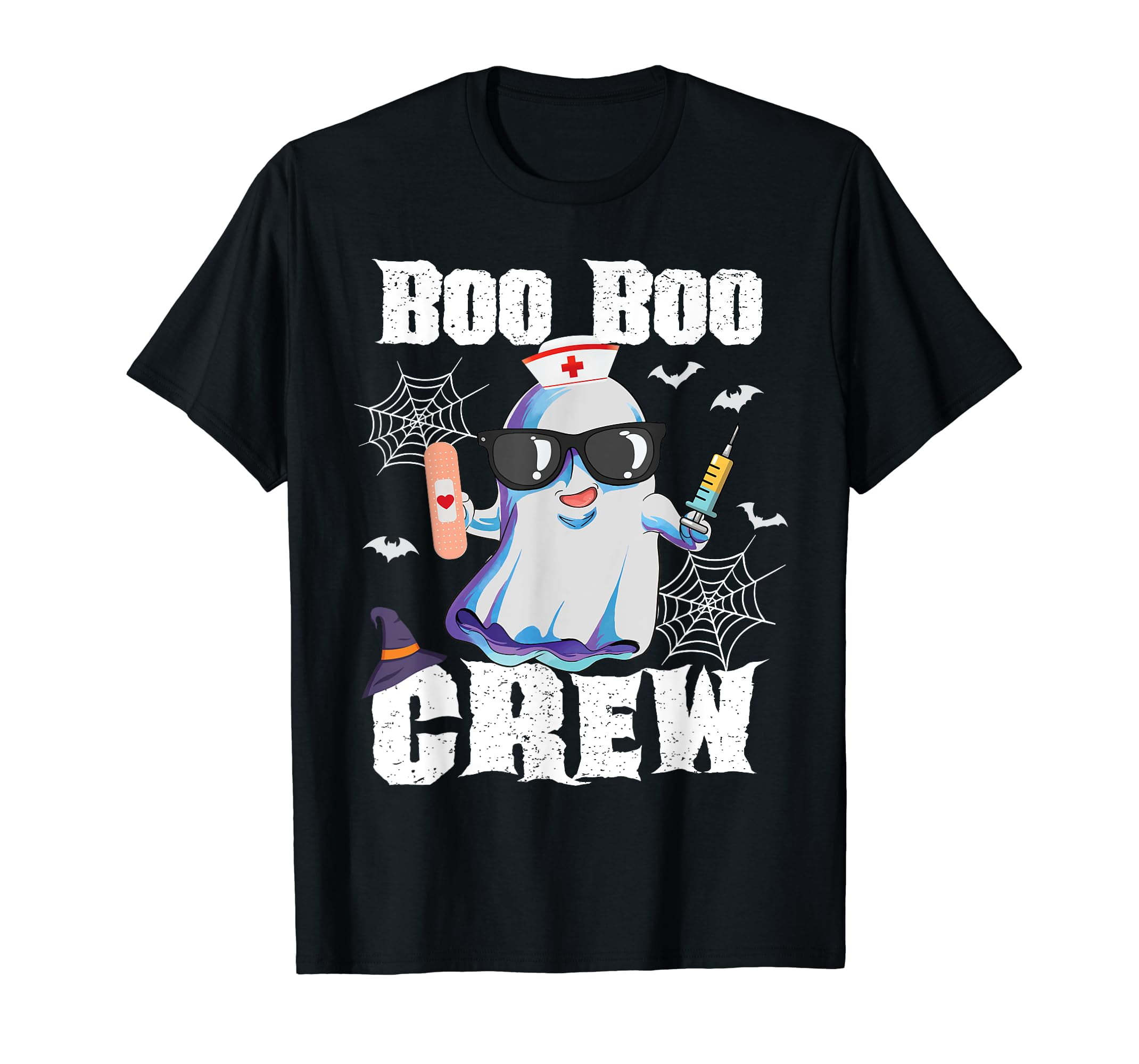 Boo Boo Crew Ghost Nurse Halloween 2021 Nursing Cute T-Shirt - Walmart.com