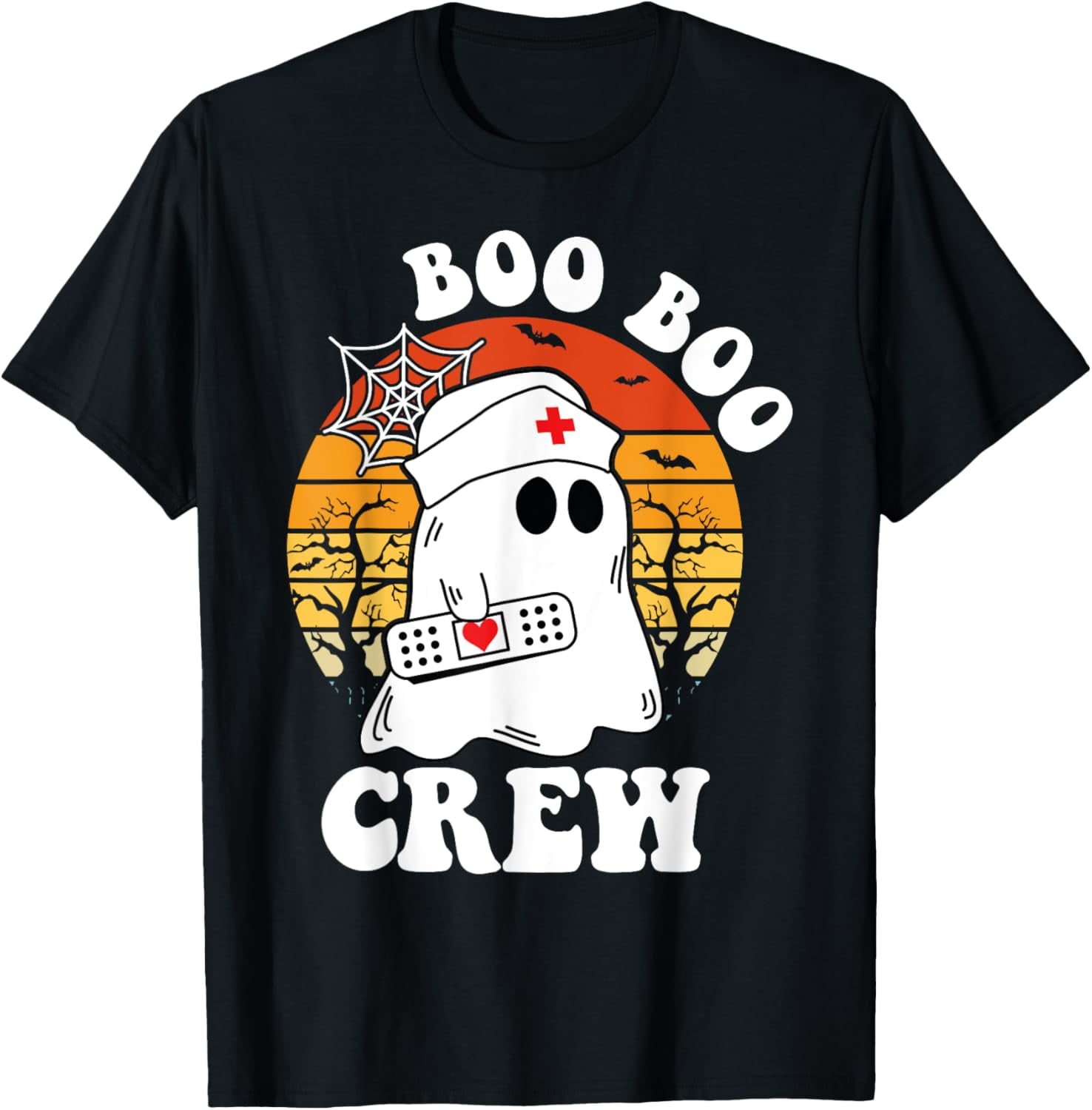 Boo Boo Crew Nurse Funny Ghost Women Halloween Nurse spooky T-Shirt ...