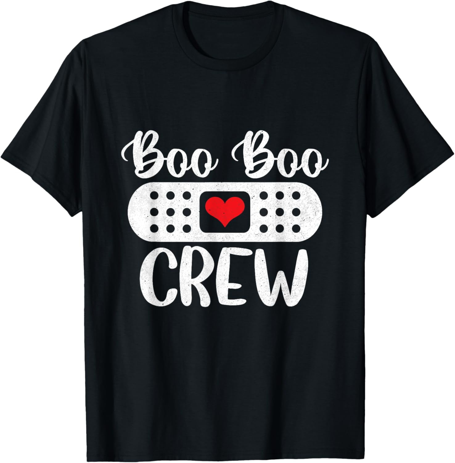 Boo Boo Crew Nurse Funny Halloween Ghost Costume Nursing T-Shirt ...
