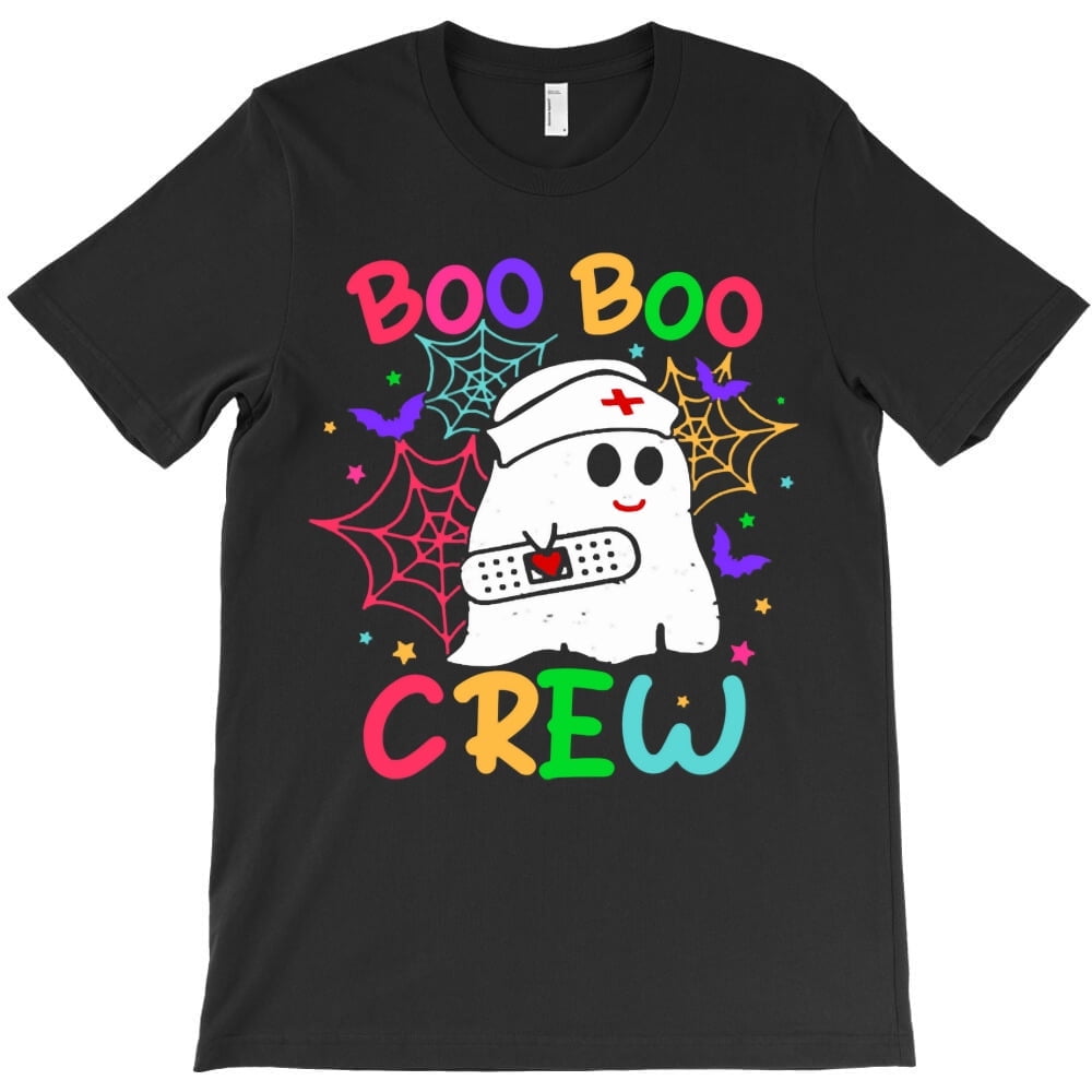 Boo Boo Crew Nurse Ghost Themed Funny Creepy Boo Boo Crew Nurse Squad ...