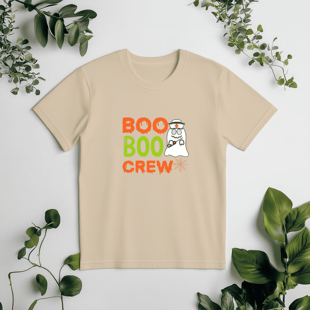 Boo Boo Crew Nurse Halloween Costume Pumpkin Style Unisex T-Shirt, up ...