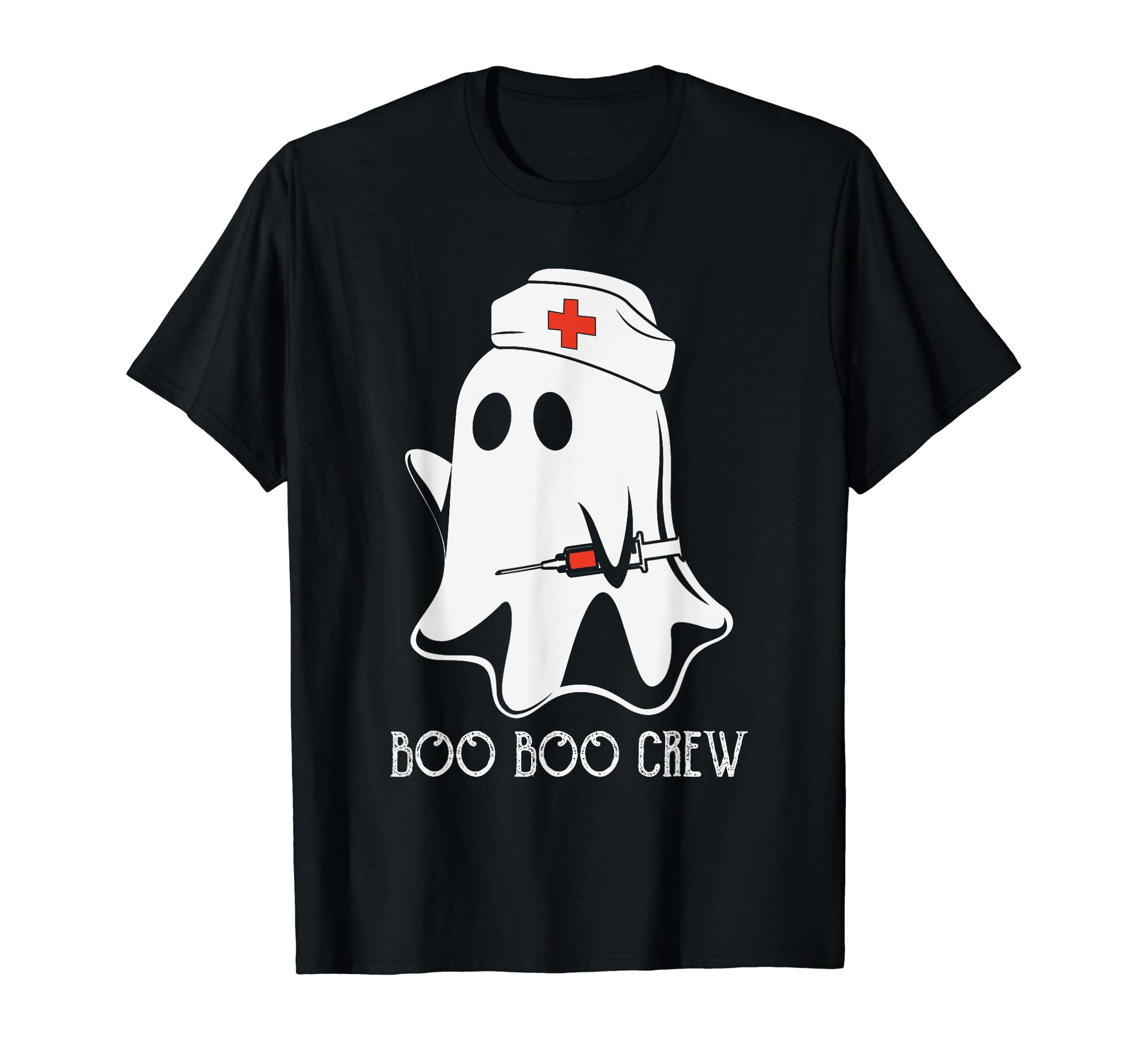 Boo Boo Crew Nurse Halloween Funny Nursing Ghost Men T-Shirt - Walmart.com