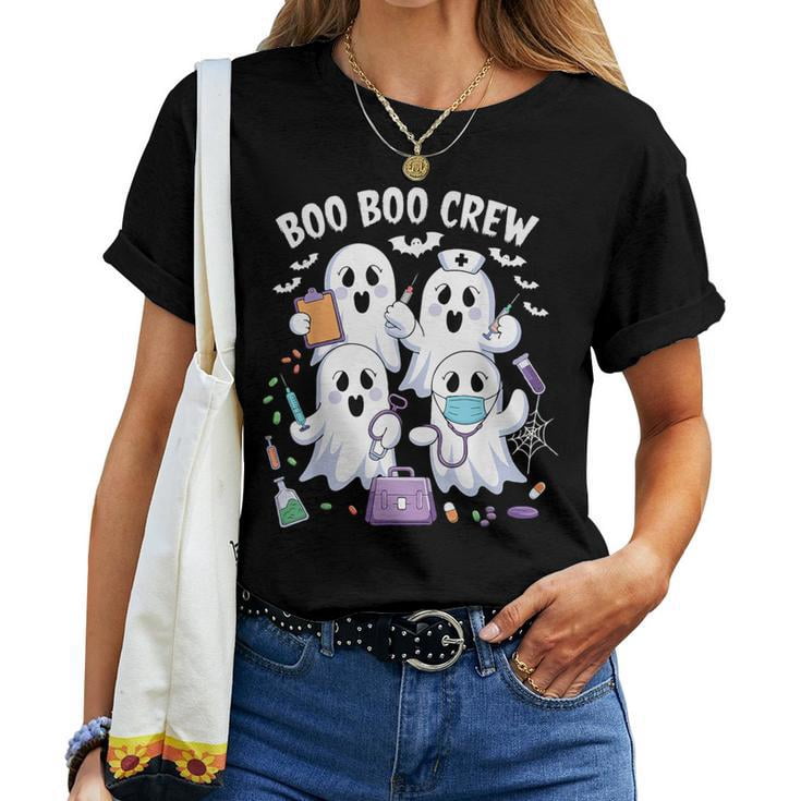 Boo Boo Crew Nurse Halloween Ghost Nurse Spooky Costume Medical Humor ...