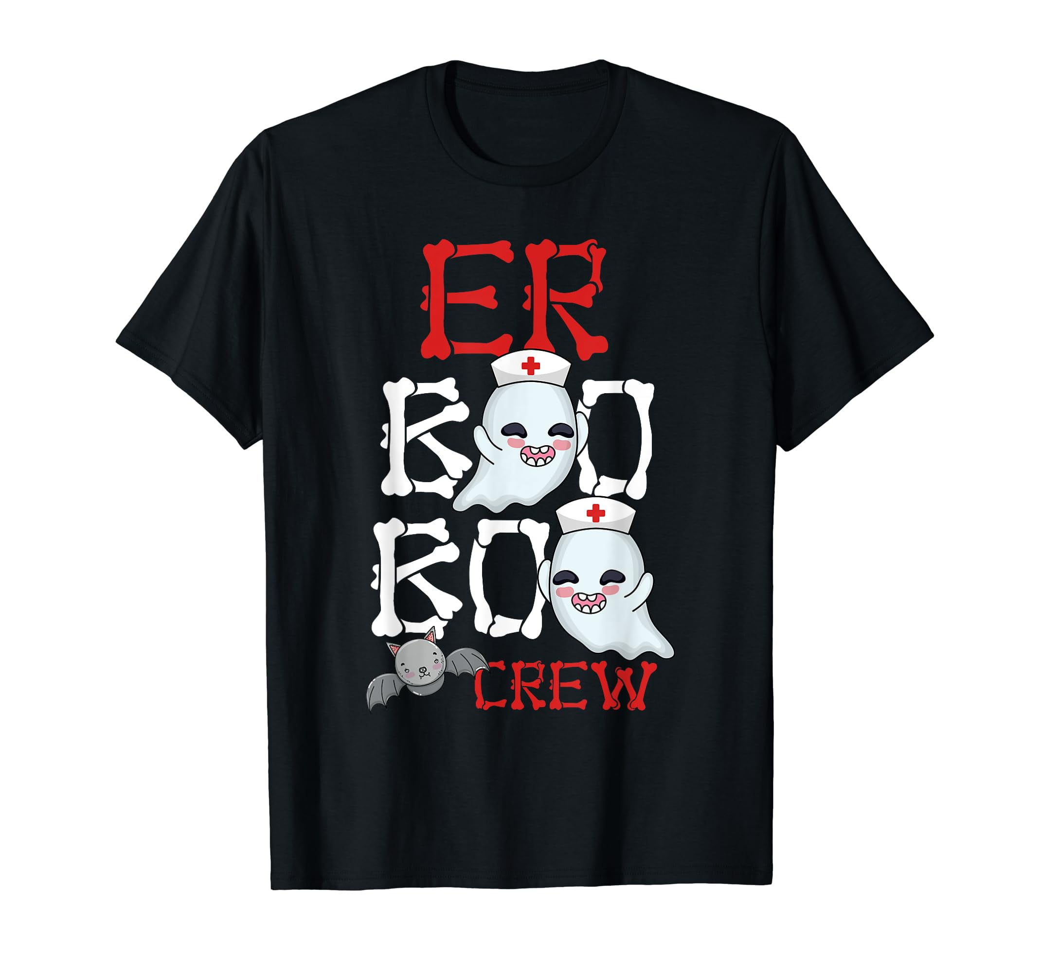 Boo Boo Nurse Crew ER Lazy DIY Halloween Costume RN Nursing T-Shirt ...