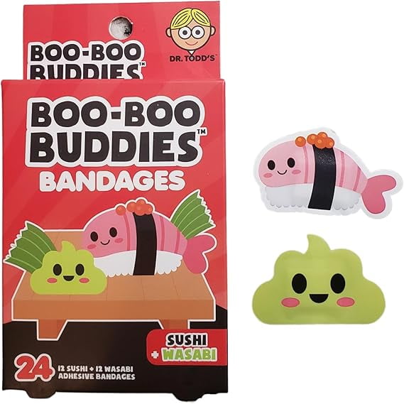 Boo Boo Buddies Kids Adhesive Bandages, Kids Self-Adhesive Sterile ...