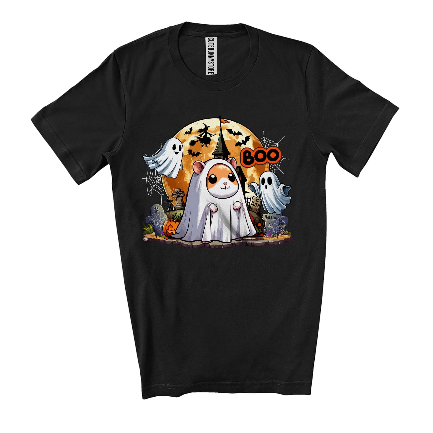 Boo; Creepy Halloween Costume Moon Hamster Boo Ghost Cosplay; Animal ...