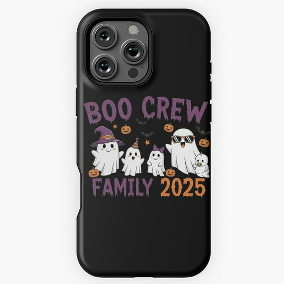 Boo Crew Family 2025 Cute Matching Halloween Ghosts Design Phone Case ...